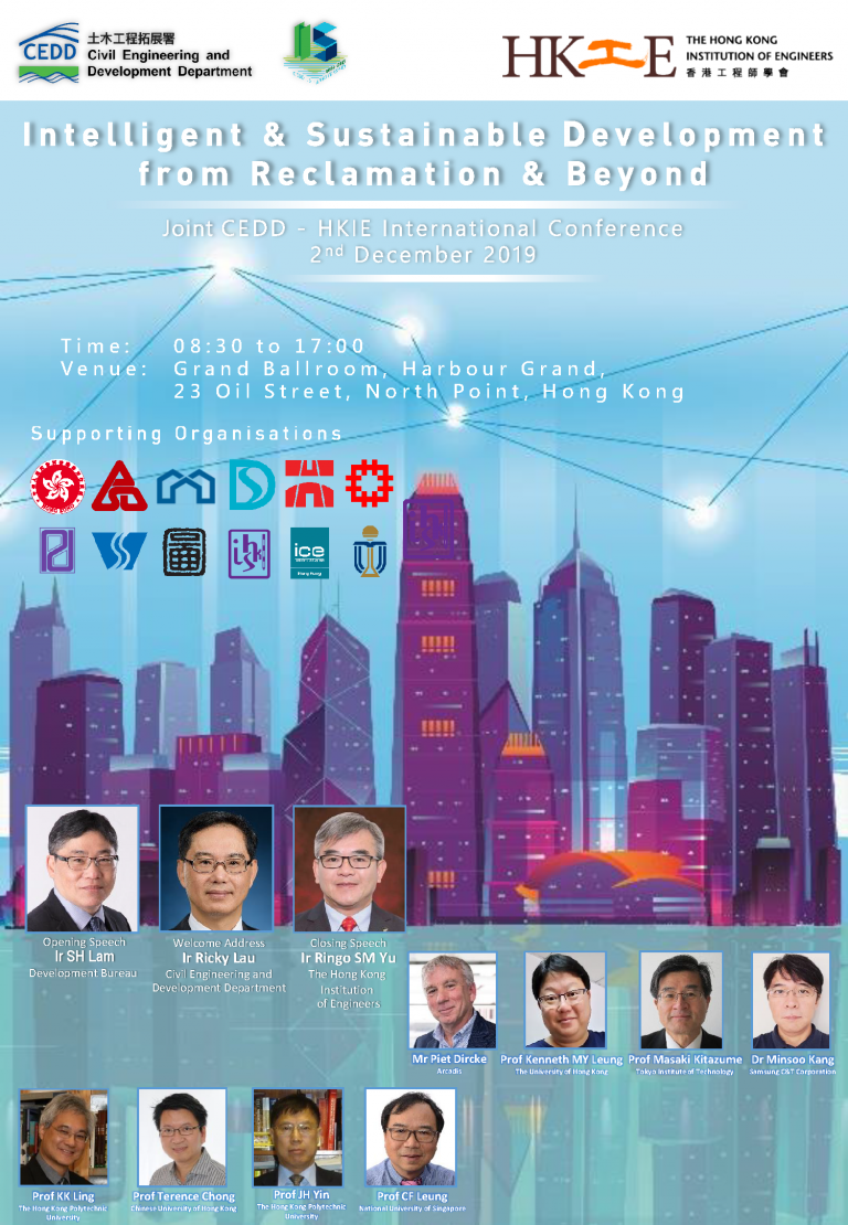 Joint CEDD-HKIE International Conference 2019 "Intelligent and ...